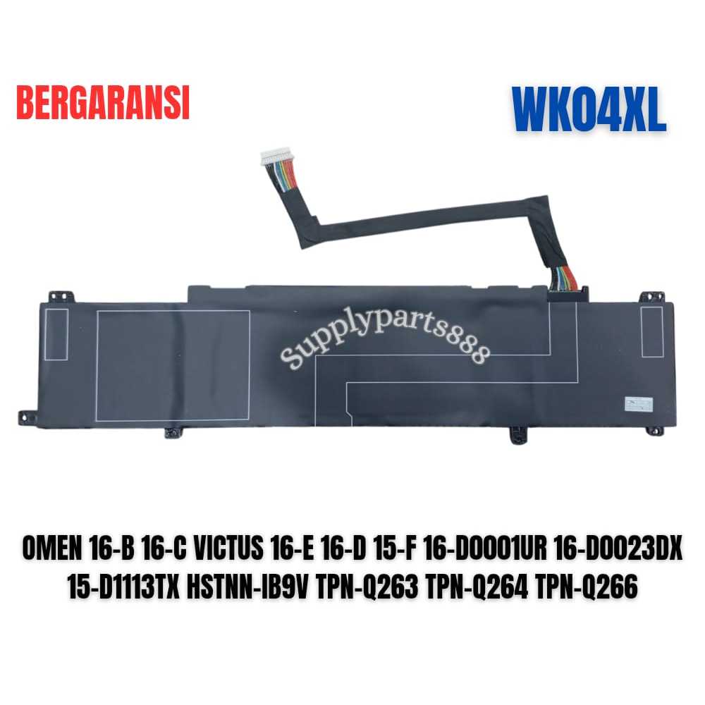 Jual HP BATTERY OMEN 16 17 7 8 TPN-Q263/Q264 M41640-AC1 HSTNN-OB21 TPN ...