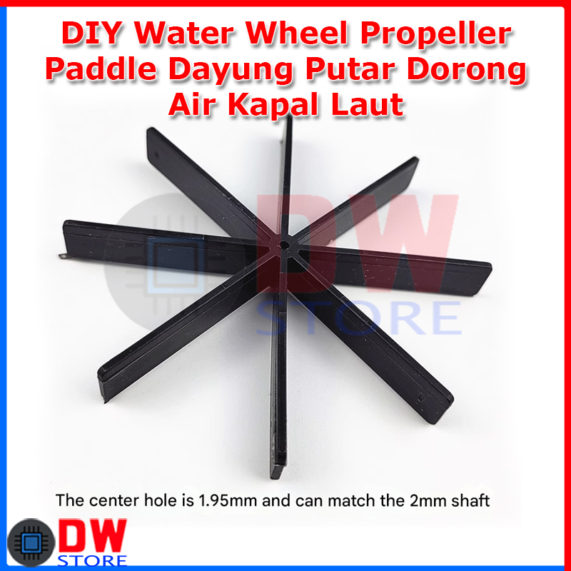 Jual DIY Water Wheel Propeller Paddle Dayung Putar Rotasi Dorong Air ...
