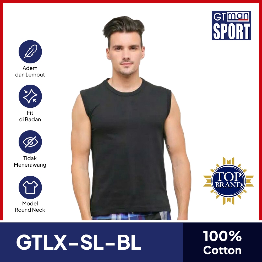 Jual GT Sport Pakaian Dalam Pria GT Man GTLX-SL-BL Isi 1 Pcs – Men Singlet Innerwear | Shopee ...