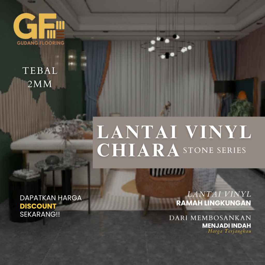 Jual LANTAI VINYL CHIARA STONE SERIES ( 2MM ) / Anti Rayap | Shopee ...