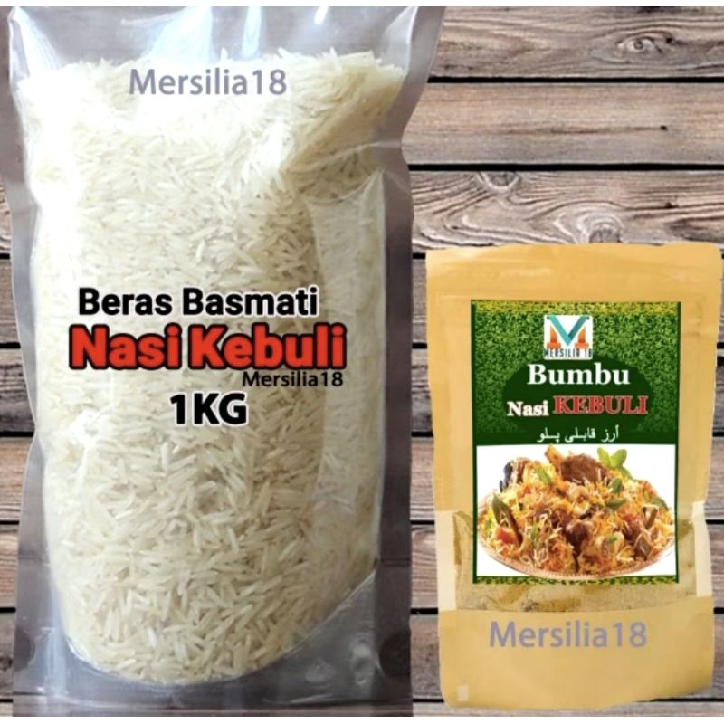 Jual Paket 1 kg beras basmati + bumbu kebuli instant | Shopee Indonesia