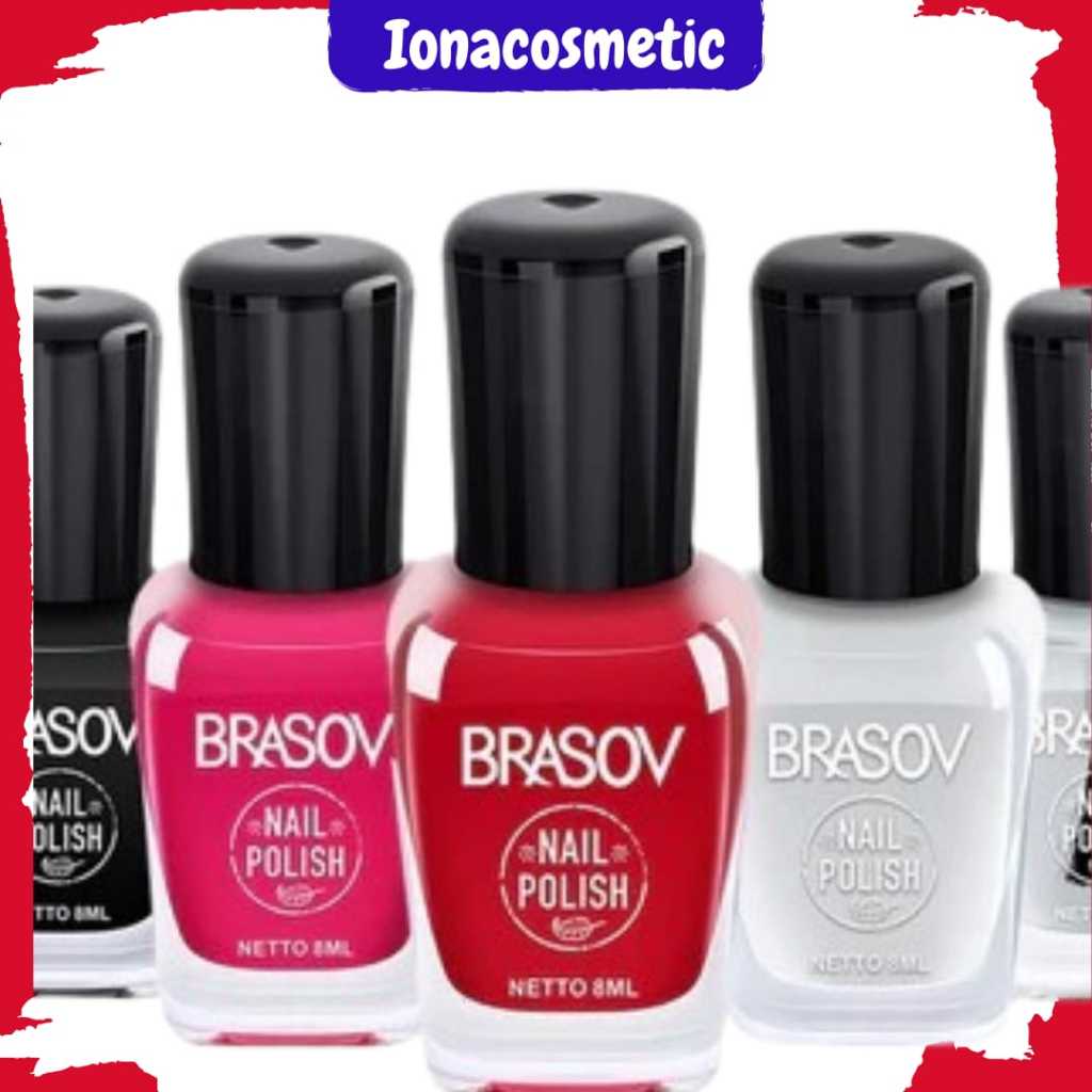 Jual Brasov MIX Kutek Cat Kuku/Kutex Nail Polish | Shopee Indonesia