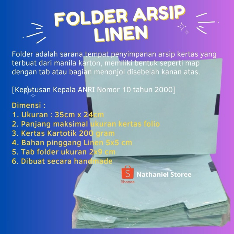 Jual Folder Arsip / Map Arsip Linen Isi 100 Lembar | Shopee Indonesia