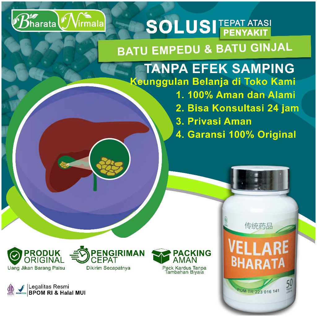 Jual Vellare Bharata Obat Batu Empedu Batu Ginjal Kencing Batu Tanpa Operasi Paling Ampuh 100% ...