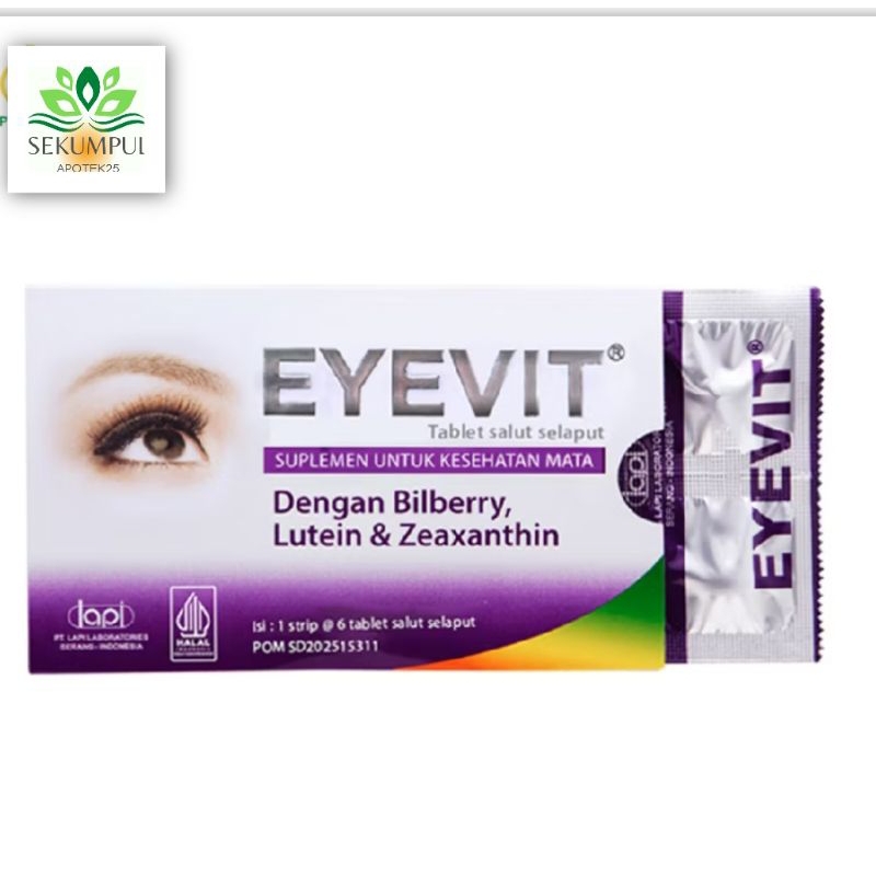 Jual EYEVIT Tablet/EYEVIT Sirup Suplemen Untuk Menjaga Kesehatan Mata ...