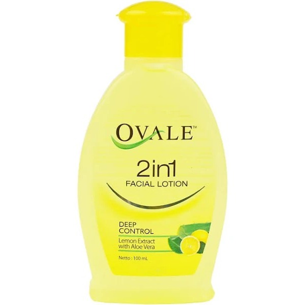Jual Ovale Facial Lotion Deep Control 60ml & 100ml - Lemon Extract with ...