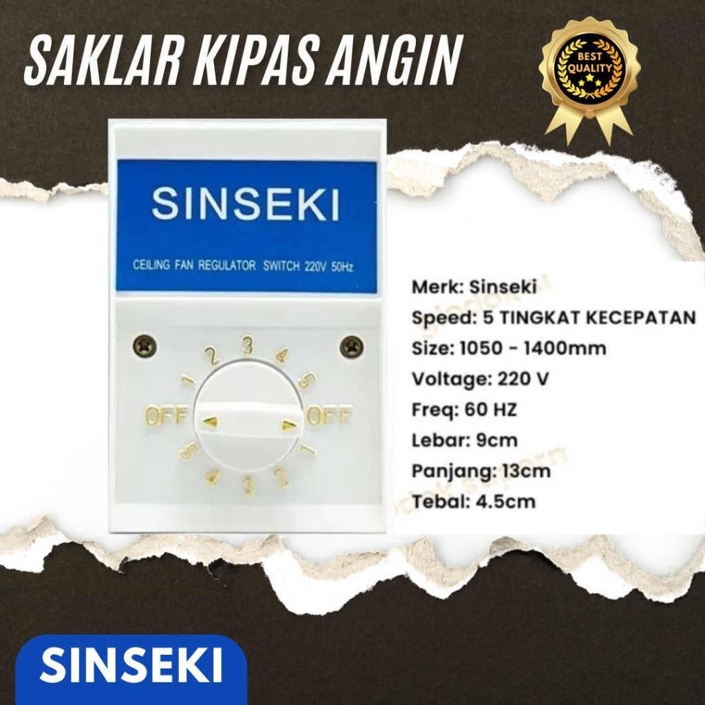 Jual Switch kipas Angin Plafon Gantung SINSEKI | Shopee Indonesia
