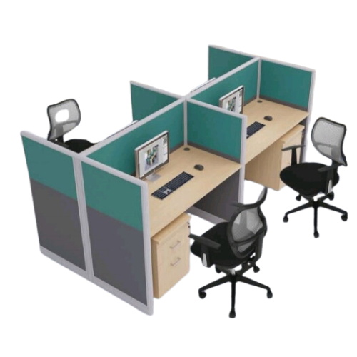 Jual Meja partisi kantor workstation staf 2 4 6 kubikal kantor meja ...