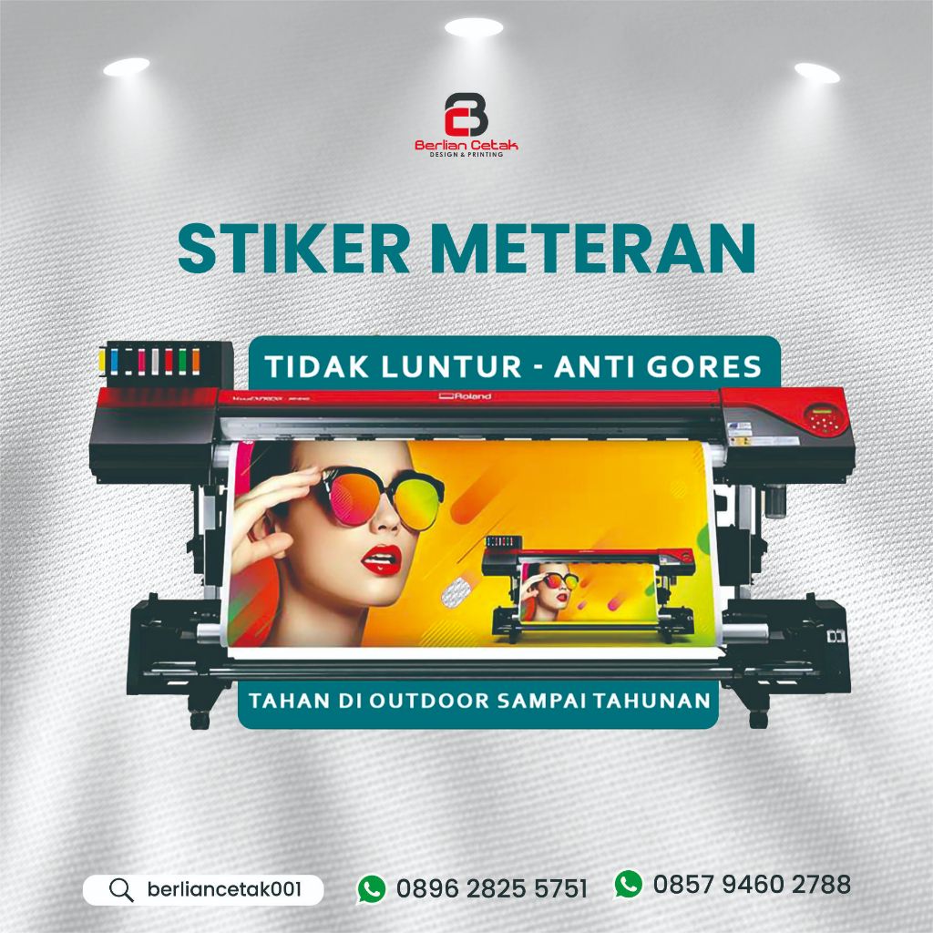 Jual STIKER METERAN RITRAMA/VINYL GLOSSY INDOOR/OUTDOOR | Shopee Indonesia