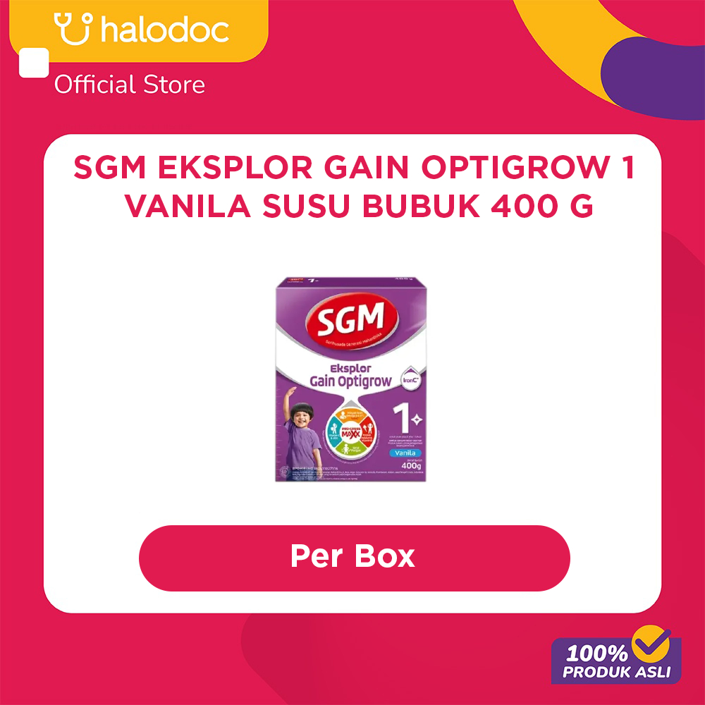 Jual SGM Eksplor Gain Optigrow 1 Vanilla Susu Bubuk 400 g | Shopee ...