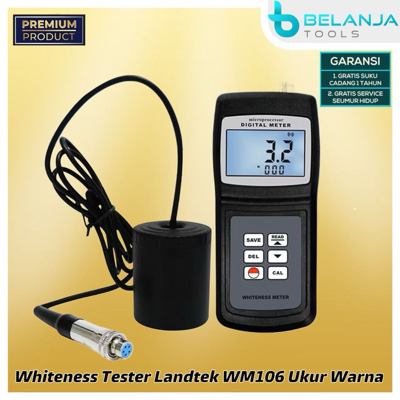 Jual Whiteness Tester Landtek WM106 Warna Putih Meter WM-106 Keputihan ...