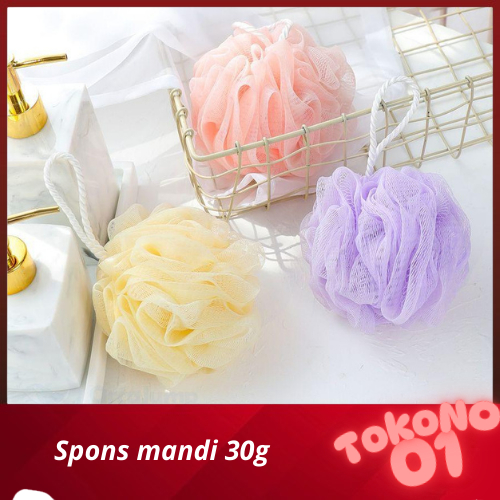 Jual SPONS MANDI BATH SPONGE RAINBOW SPONGE MANDI/SPONS MANDI BULAT ...