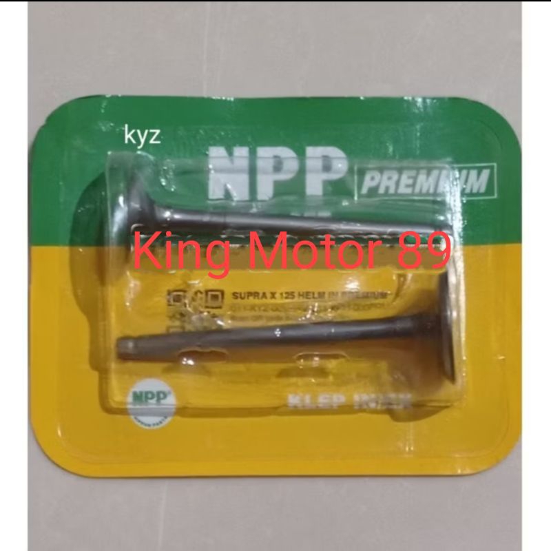 Jual Payung klep premium npp set in ex supra 125 helm in blade 125 fi injeksi original npp ...