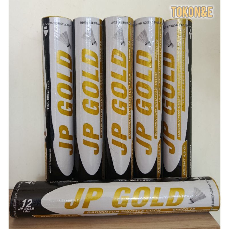 Jual SHUTTLECOCK JP GOLD KOK BADMINTON ORIGINAL | Shopee Indonesia