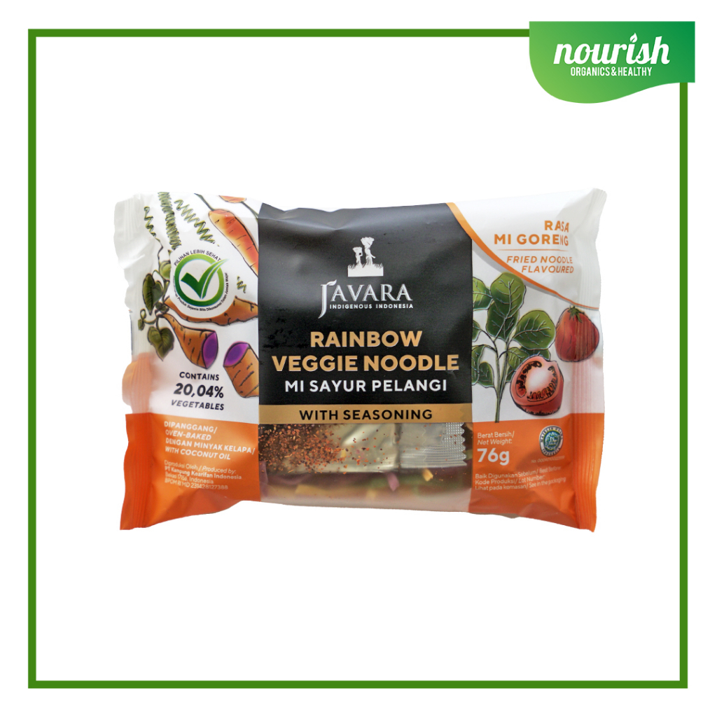 Jual Javara Rainbow Veggie Noodle - Mie Sayur Pelangi Rasa Mie Goreng ...