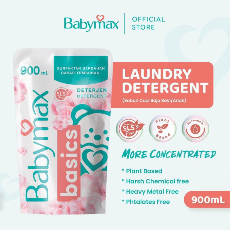 Jual Babymax Basics Laundry Detergent 900 ml | Shopee Indonesia