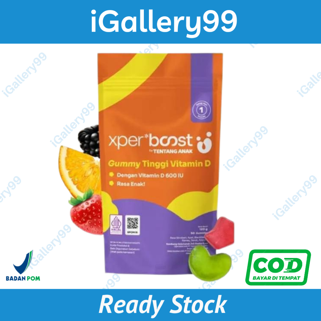 Jual Expert Boost - Gummy Vitamin D 600 IU Anak dan Dewasa | Paket 30 ...