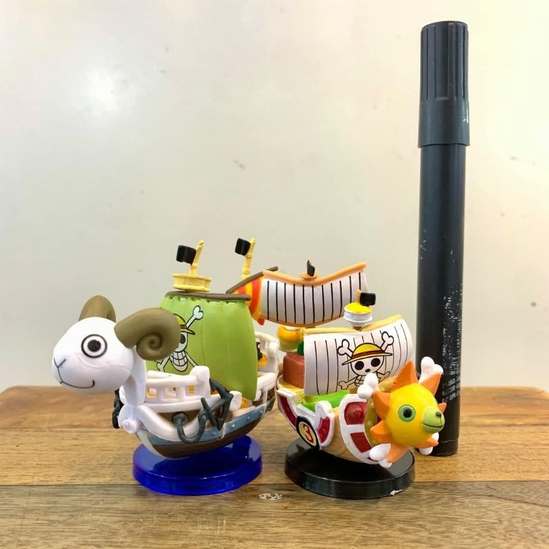 Jual mainan static figure kapal perahu one piece going merry monkey d ...