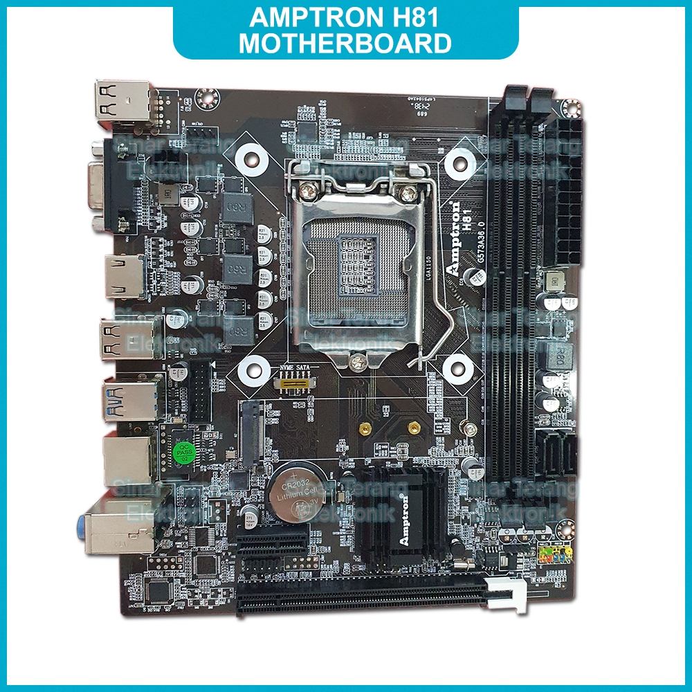 Jual Motherboard Amptron H81 Motherboard | Shopee Indonesia
