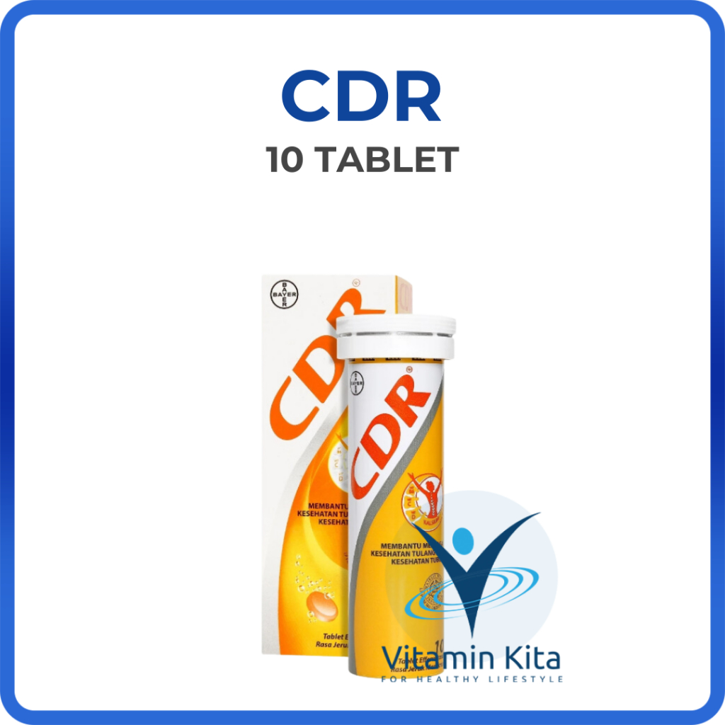 Jual CDR EFFERVESCENT 10 TAB | VITAMIN MINERAL MENJAGA KESEHATAN TULANG DAN MEMENUHI KEBUTUHAN ...