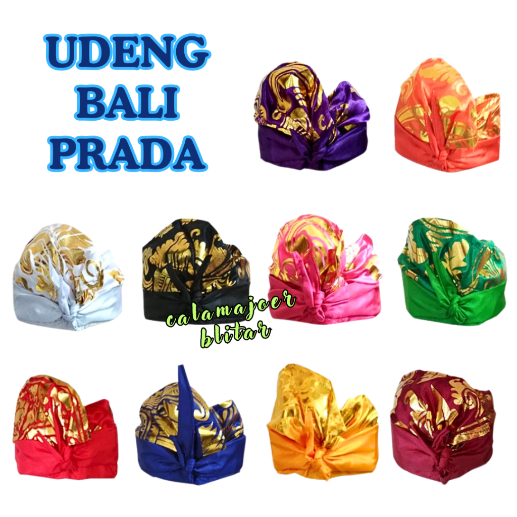 Jual Udeng Bali / Ikat Kepala Bali Murah Model Setengah Jadi | Shopee ...