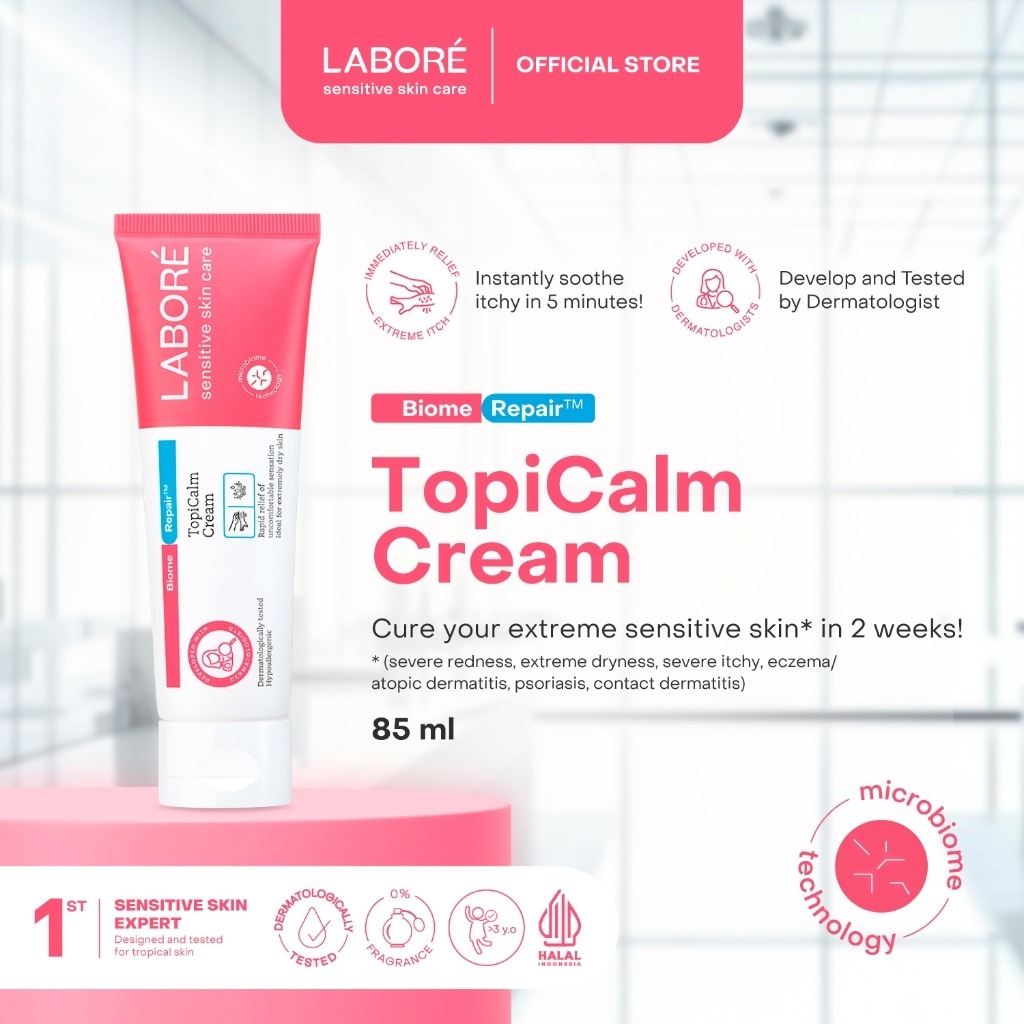 Jual Labore Biome Repair Topicalm Cream 20ml/85ml | Shopee Indonesia