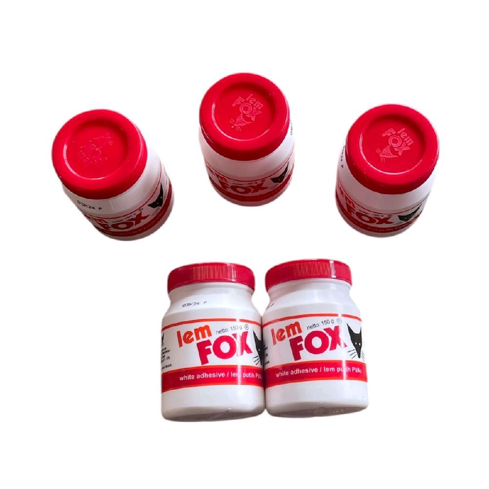 Jual LEM PUTIH BOTOL PVAc MERK FOX (1 PCS) 150g | Shopee Indonesia