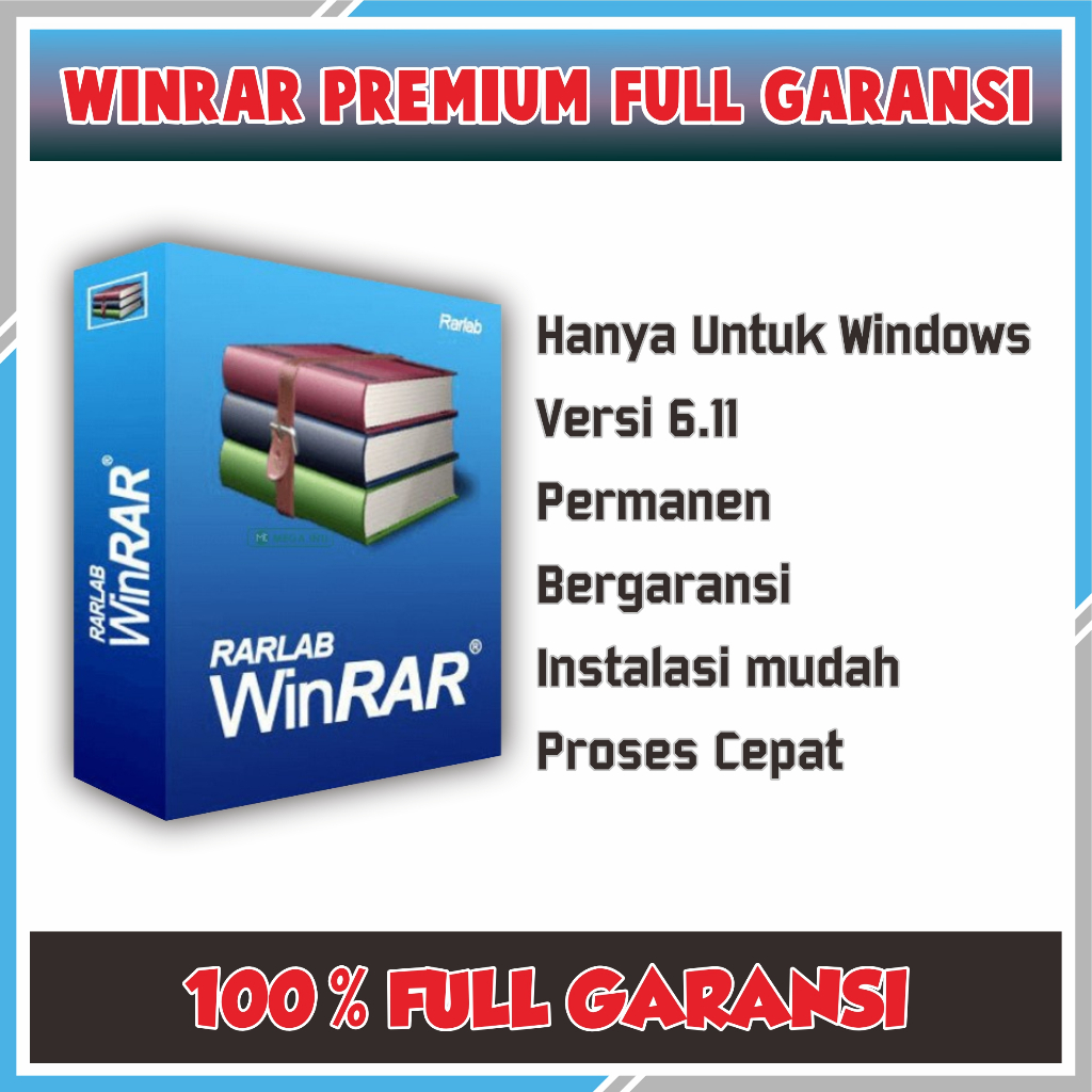 Jual Winrar Original 6.11 2022 Lifetime Full Version For Win XP 7 10 ...