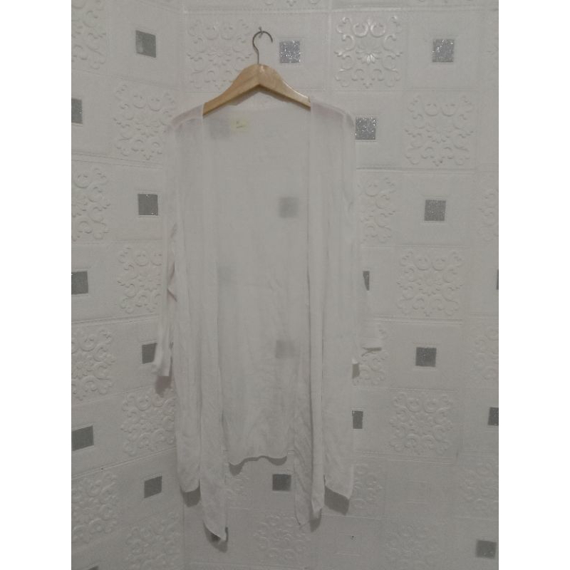 Jual (COD)Sale preloved Long outer cardigan pantai wanita oversize/big ...