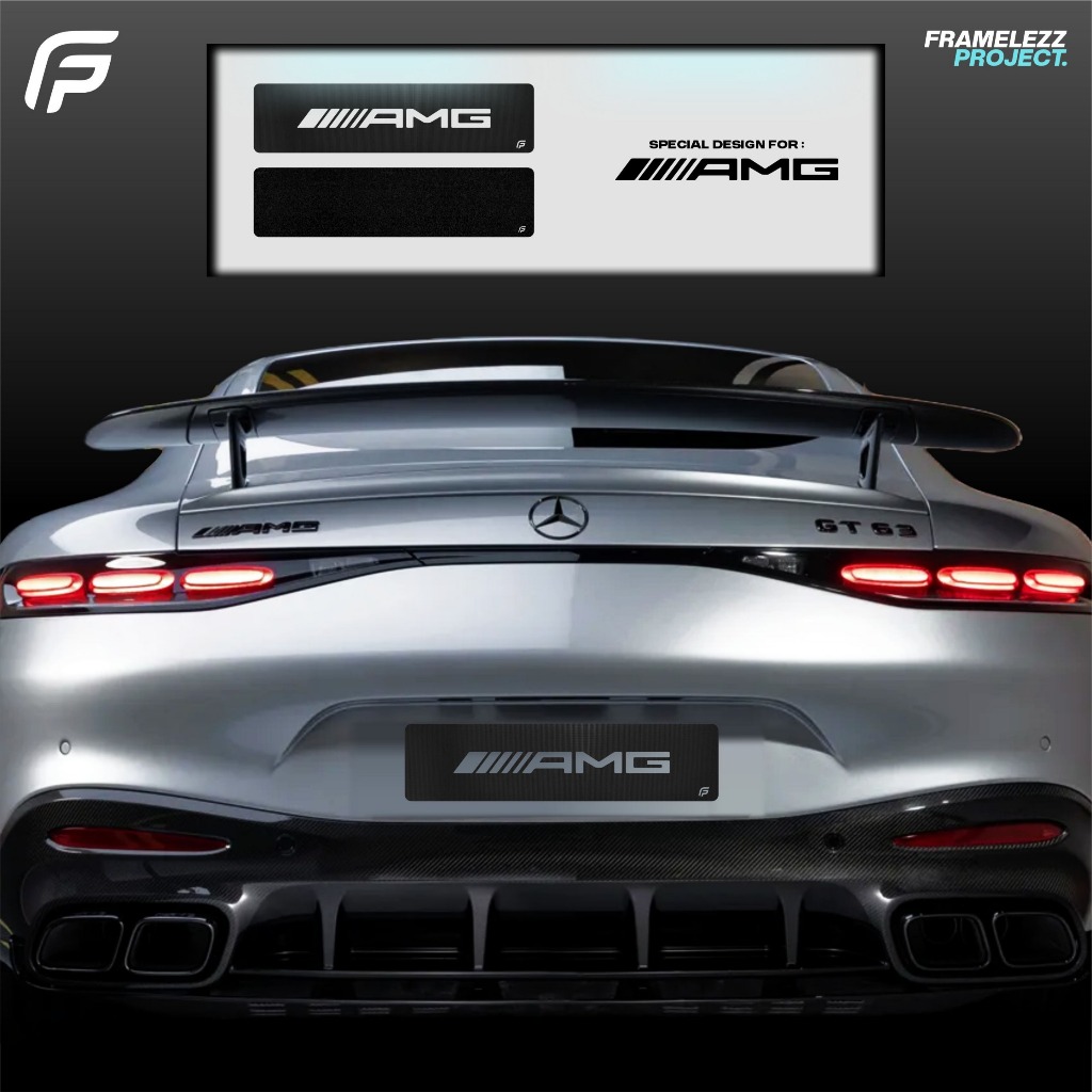 Jual Dudukan Plat Mercedes Benz AMG Frameless License Plate Holder For ...