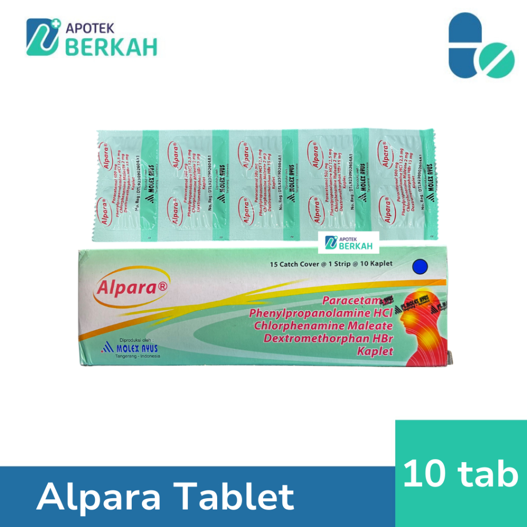 Jual Alpara Pereda Gejala Flu, Demam Hidung Tersumbat Bersin-Bersin ...