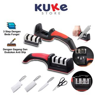 Jual KUKE Kleva Sharp / Alat Pengasah Pisau Dapur Suction Pad Knife ...