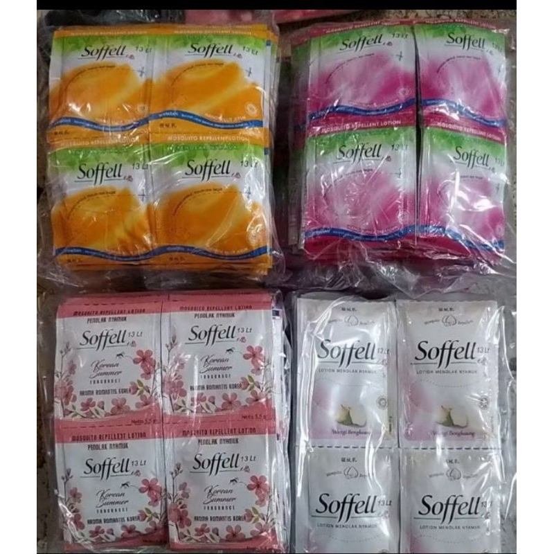 Jual soffel kemasan sachet penolak nyamuk 6gr isi 12pcs | Shopee Indonesia