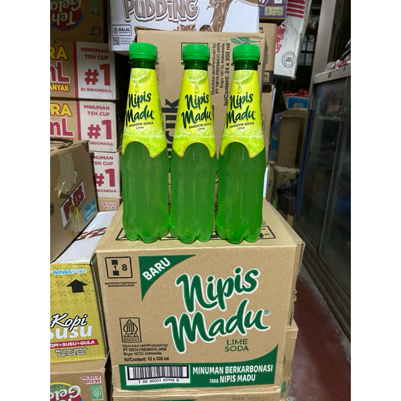 Jual NIPIS MADU LIME SODA 330 ML 1 KARDUS ISI 12 BOTOL | Shopee Indonesia