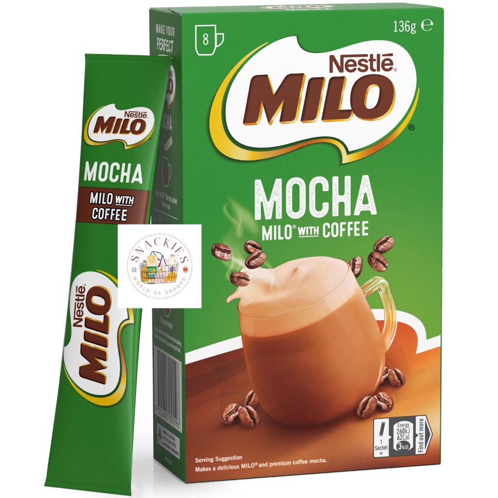 Jual MIlo Mocha with Coffee Australia (sachet) | Shopee Indonesia