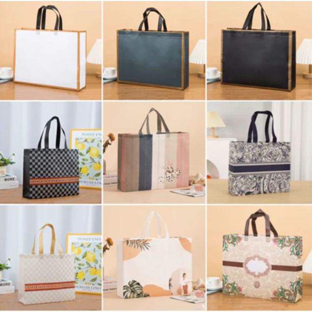 Jual TAS KADO TAS HADIAH PAPER BAG KAIN JUMBO MOTIF PREMIUM TAS HAMPERS ...