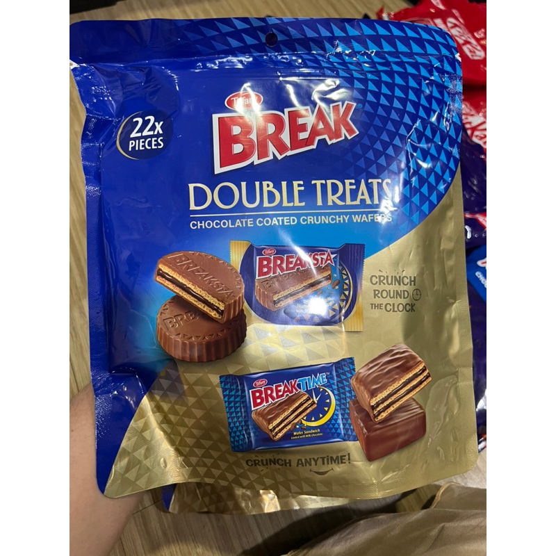 Jual Tiffany Break Double Treats Chocolate Original Dubai | Shopee ...