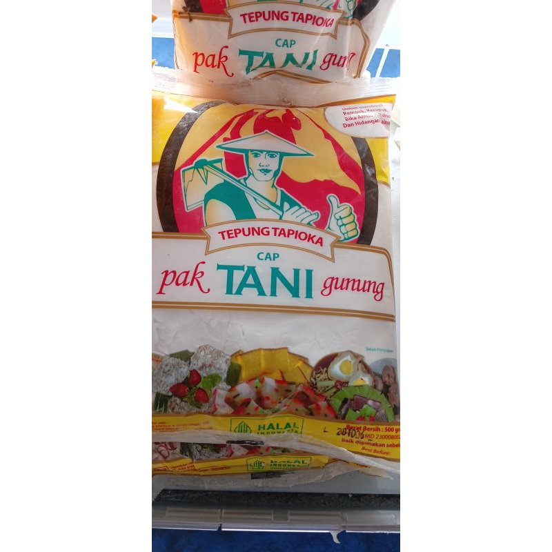 Jual TEPUNG TAPIOKA PAK TANI 500GR | Shopee Indonesia