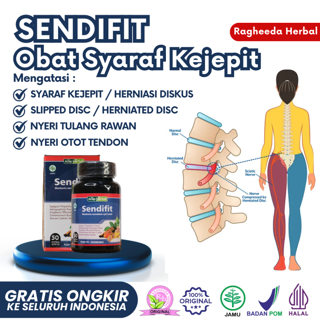 Jual Obat Saraf Kejepit Herniated Disc - Syaraf Terjepit Slipped Disc - Nyeri Tulang Rawan ...