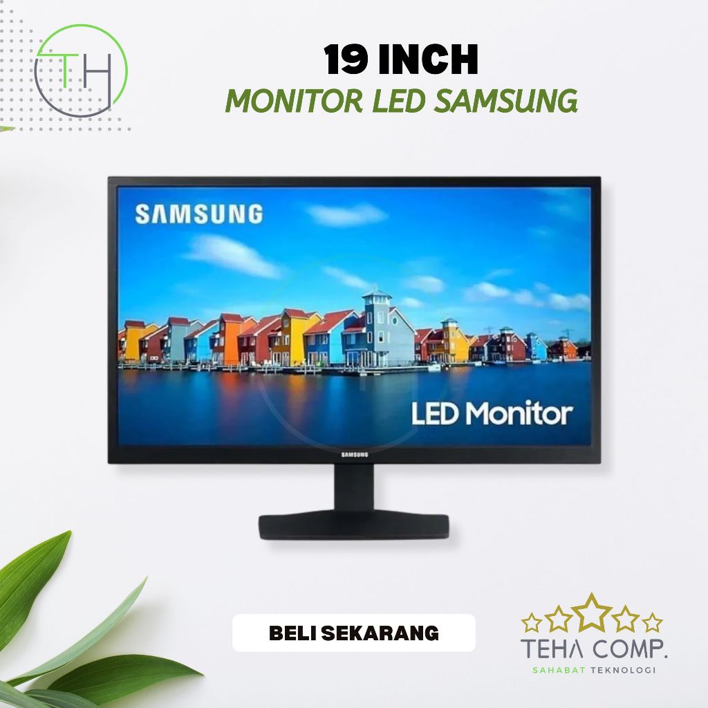 Jual Monitor LED 19 inch 18.5in PC Komputer CCTV Full HD 1080 VGA HDMI ...