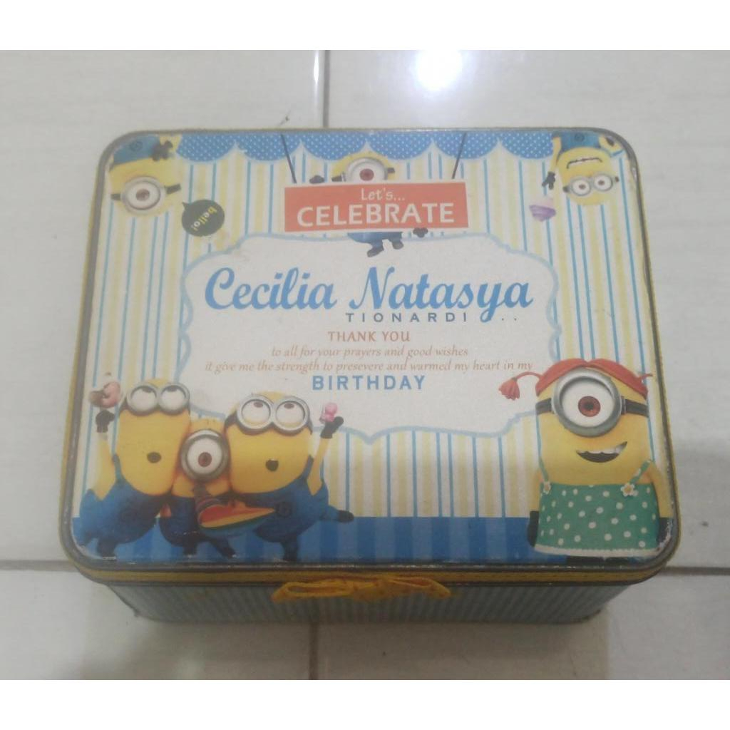 Jual kaleng bekas dimensi persis seperti Nissin crispy crackers 750 gr ...