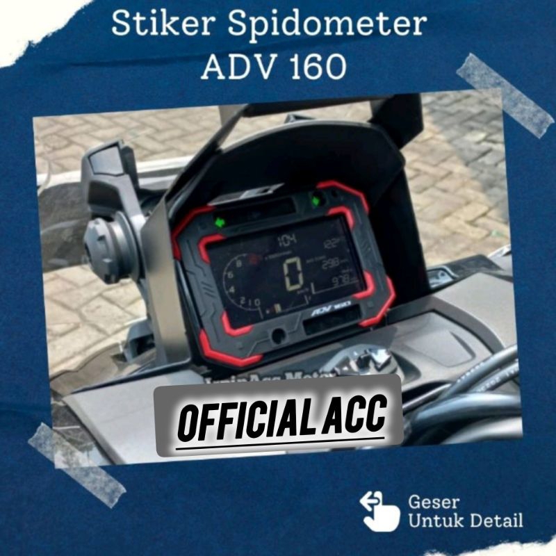 Jual Stiker Antigores Spidometer ADV 160 V2 Karet Stiker ADV 160 Karet ...