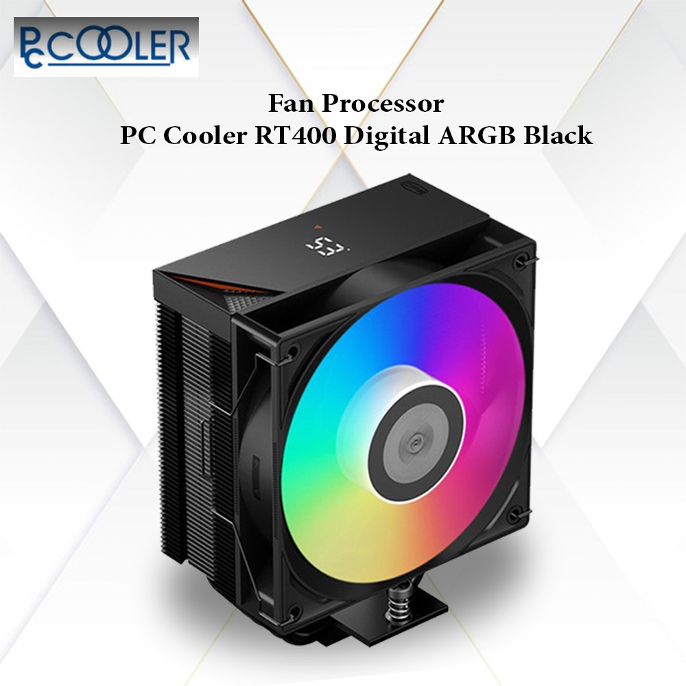 Jual Fan Processor PCCOOLER RT400 Digital ARGB Black Kipas Processor - CPU Cooler Fan Intel ...