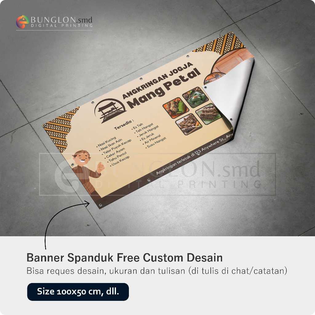 Jual PRINT CETAK SPANDUK BANNER WARUNG ANGKRINGAN JOGJA FREE DESAIN ...