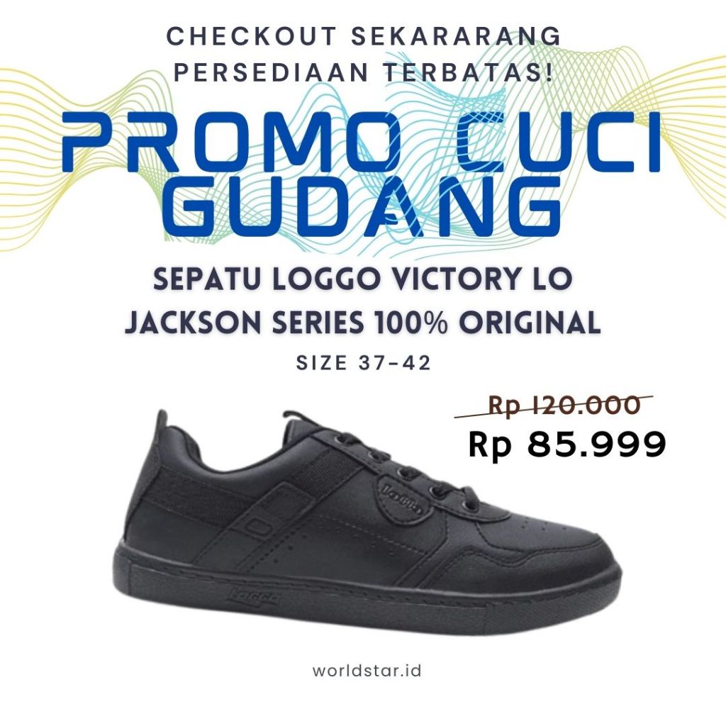 Jual Sepatu Loggo Victory LO Jackson Series 100% ORIGINAL Sneakers ...