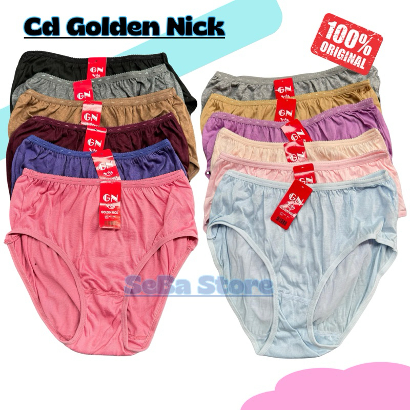 Jual PAKET 6pcs CD WANITA GOLDEN NICK DEWASA / CD GN MAXI 937 939 931 /CELANA Gn Terang Gelap ...