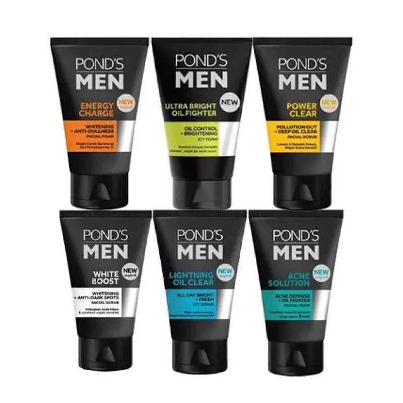 Jual Ponds Men Facial Wash 100ml | Shopee Indonesia