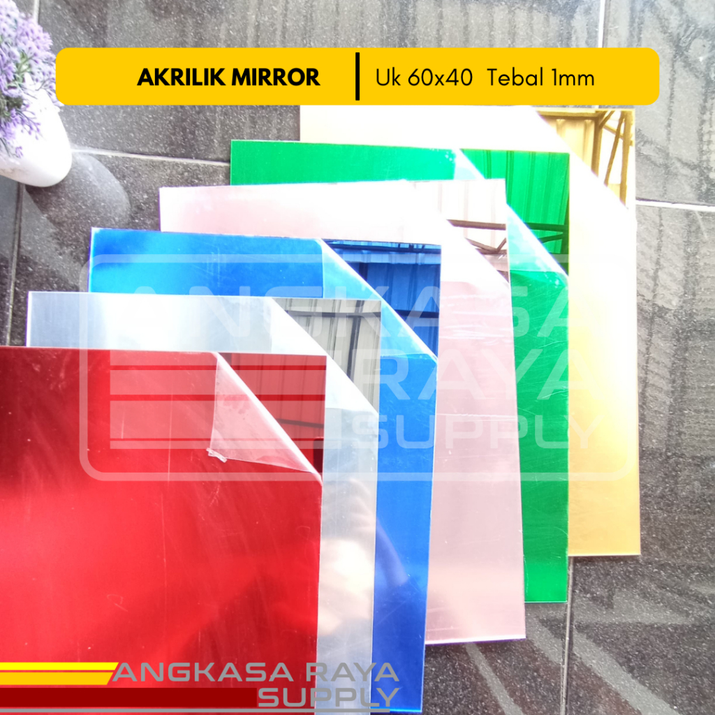 Jual Akrilik Mirror 60x40 Tebal 1mm/ Acrylic Sheet Mirror / Lembaran ...