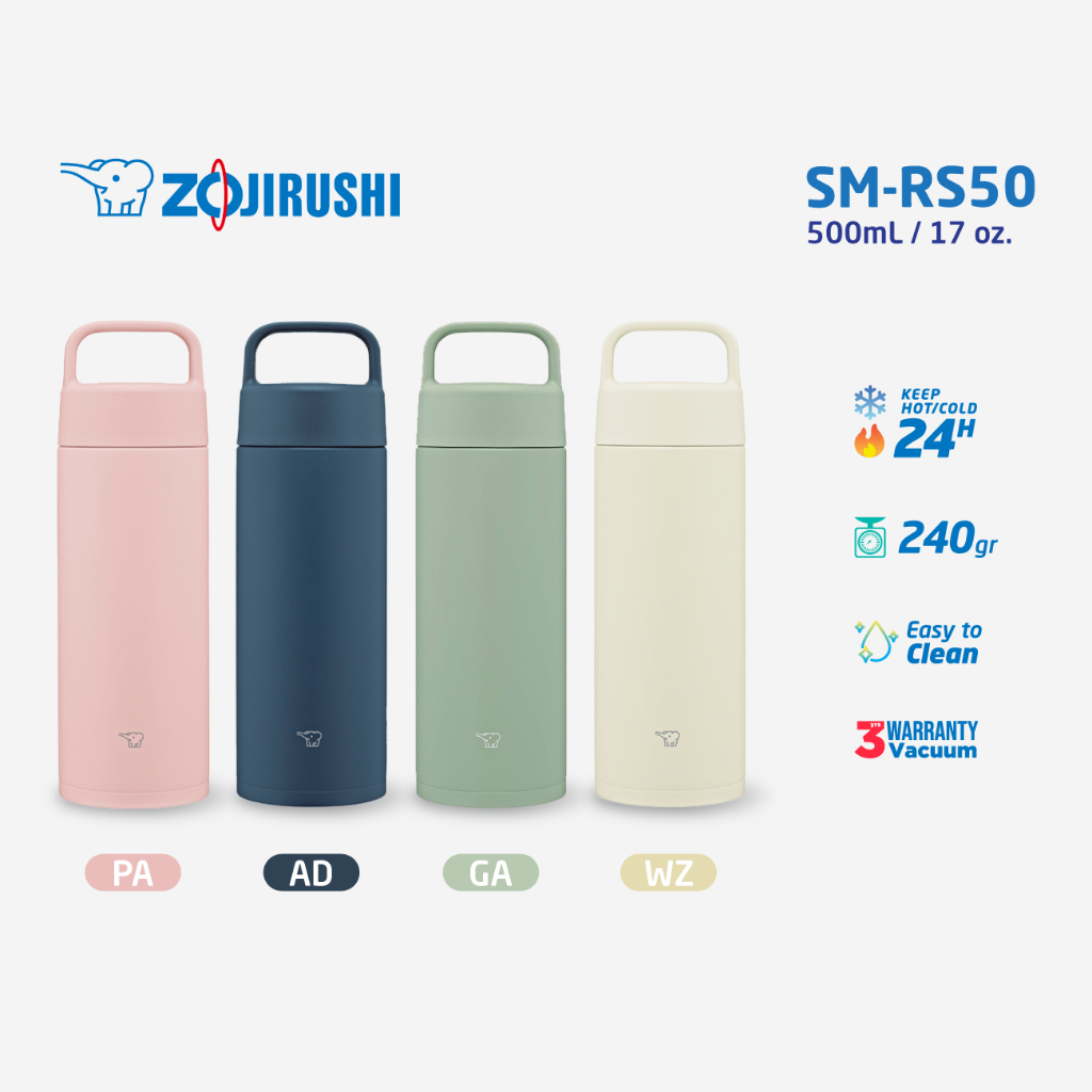 Jual Zojirushi SM-RS50 Vacuum Mug Tumbler Minum - [500 mL] | Shopee Indonesia