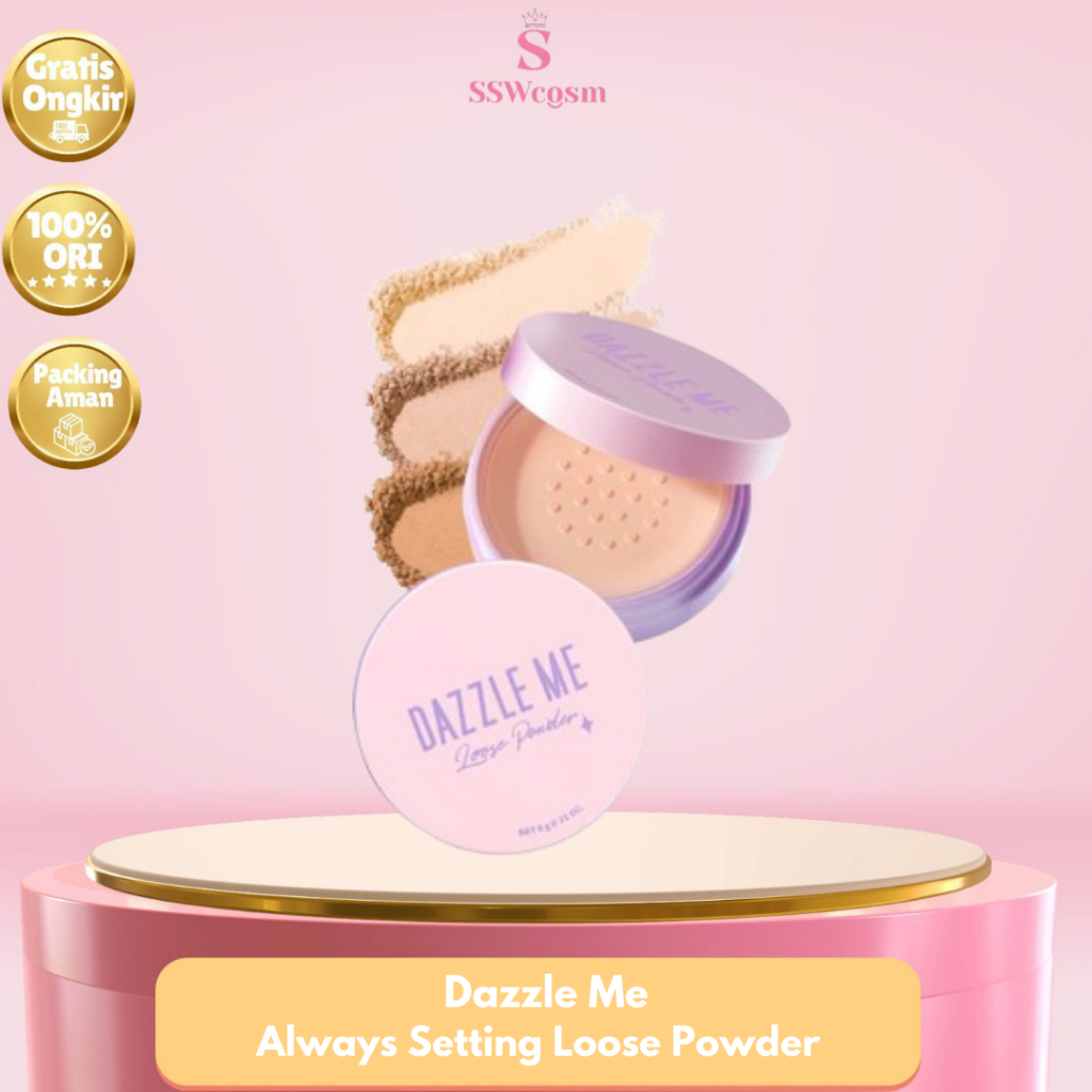 Jual Dazzle Me Always Setting Loose Powder Super Smooth Bedak Tabur ...